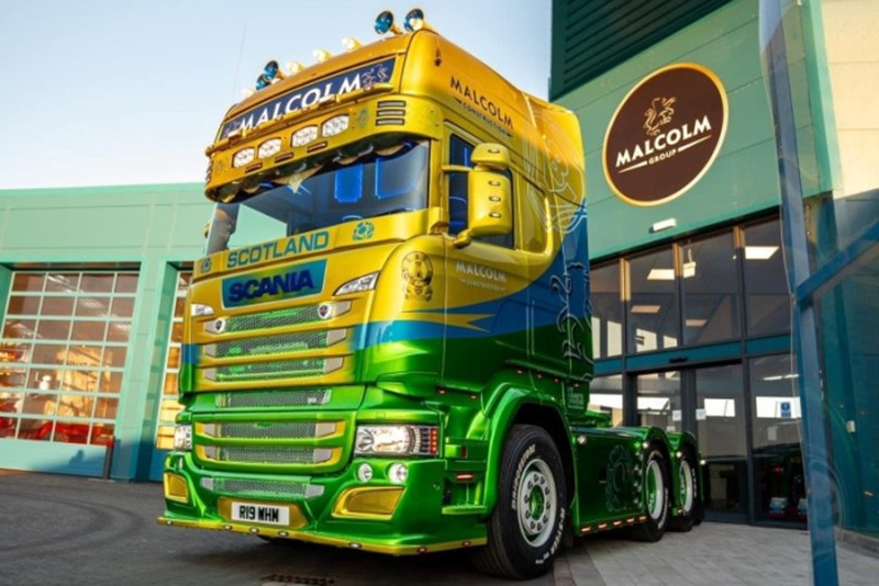 TEKNO, 84628, SCANIA R Streamline Topline 6x2, Transport Malcolm,